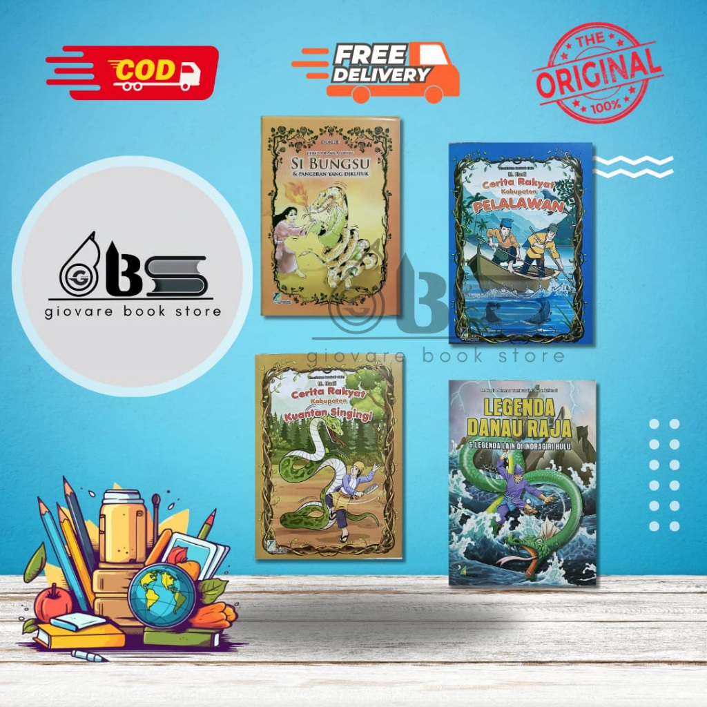 Jual BUKU CERITA RAKYAT RIAU ORIGINAL | CERITA LEGENDA DANAU RAJA ...