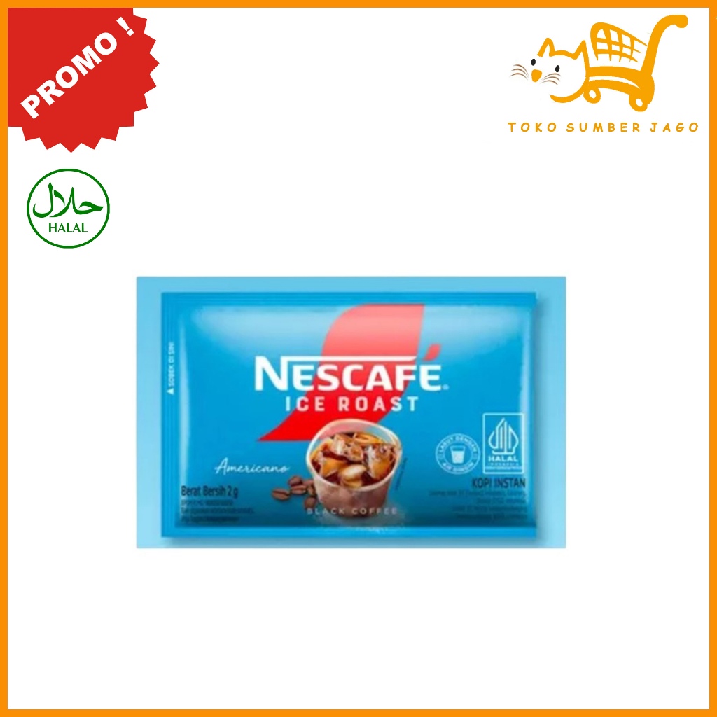 Jual Nescafe Ice Roast Kopi Instan Americano 2gr (1 Sachet) | Shopee ...
