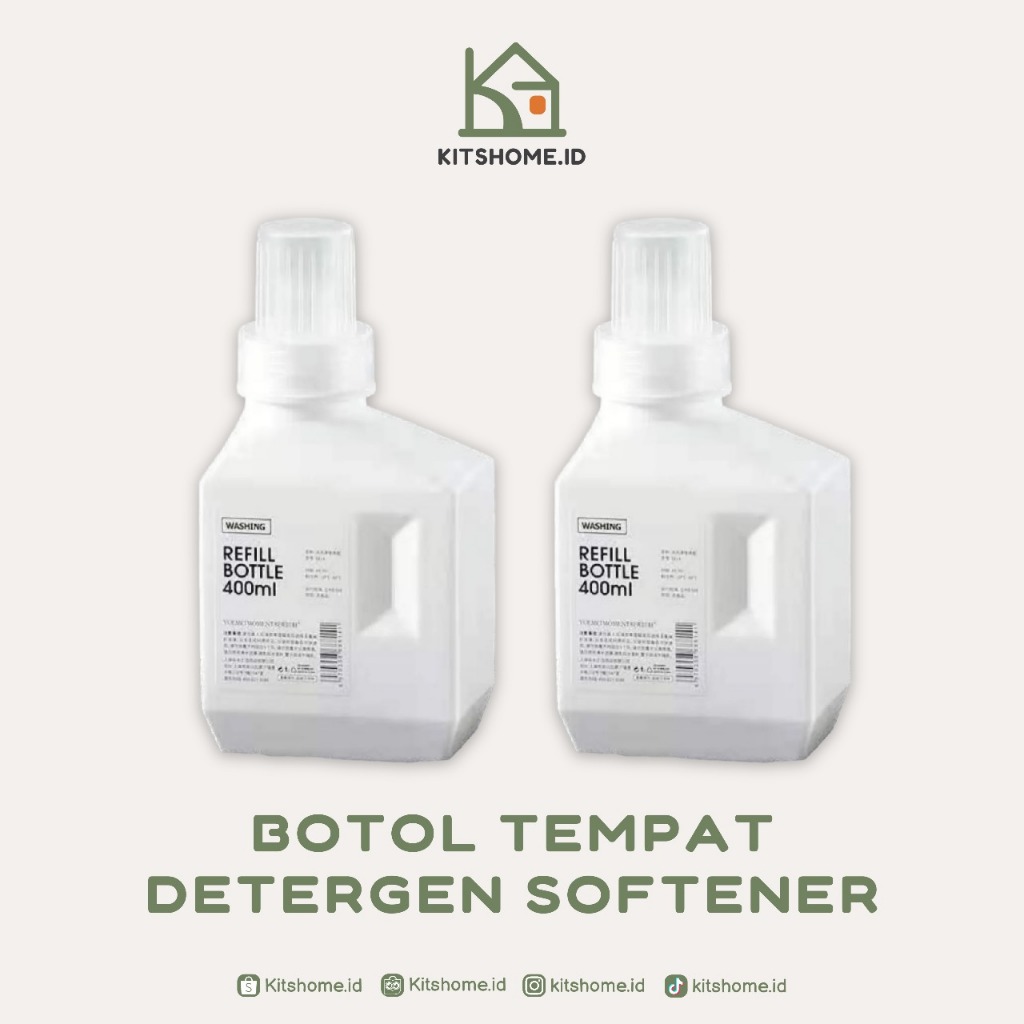 Jual Botol Tempat Detergent Laundry Softener/tanpa sticker | Shopee ...