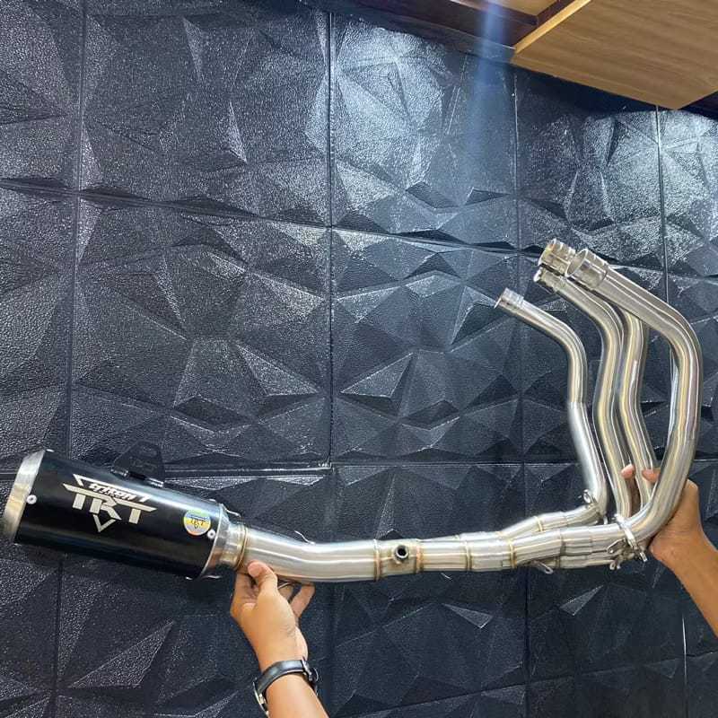 Jual Knalpot Fullsystem Racing ZX25R, ZX25RR 4 Silinder Original Triton Exhaust type GT-5 V2 ...