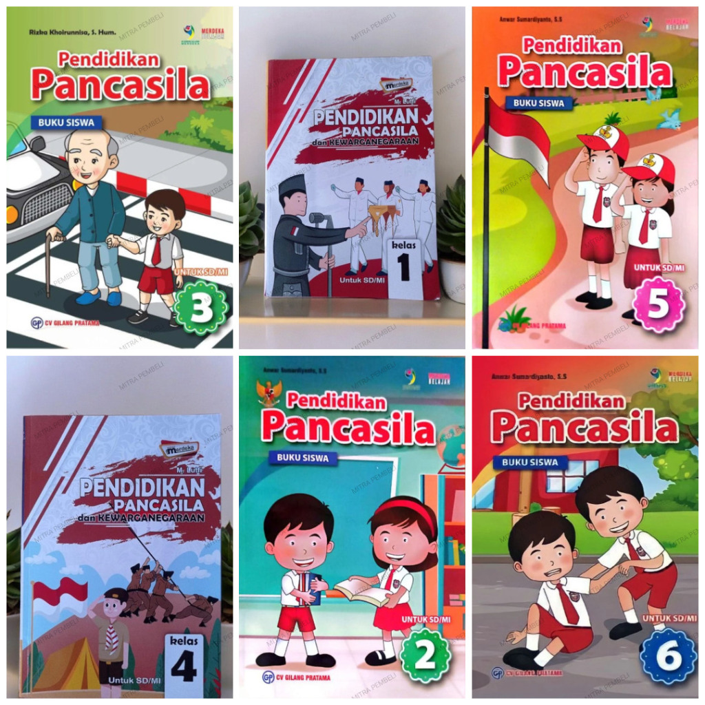 Jual Pendidikan Pancasila SD/MI Kelas 1 2 3 4 5 6 Kurikulum Merdeka | Shopee Indonesia