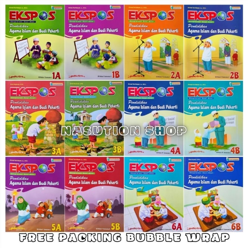 Jual Buku Ekspos Agama Islam Kelas 1 2 3 4 5 6 SD Yudhistira Kurikulum ...