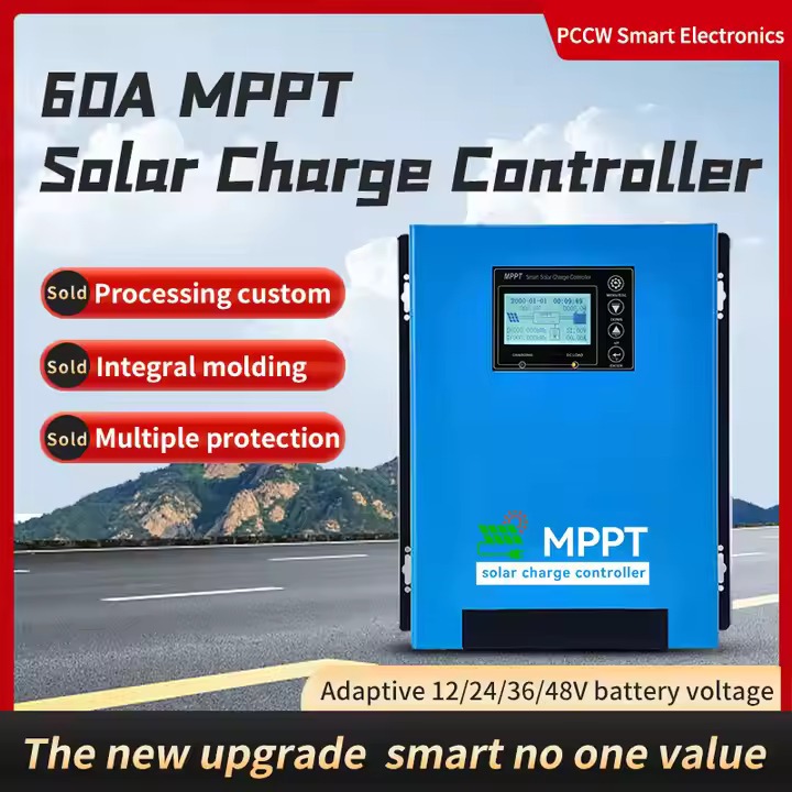 Jual MPPT SCC Solar Charge Controller 60A 12V/24V/48V Pengontrol Surya ...