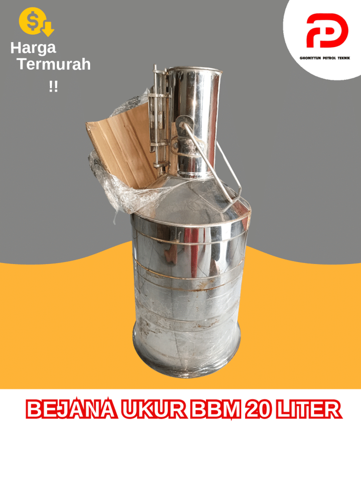 Jual BEJANA UKUR 20 LITER MERK DB ORI , SUDAH PACKING KAYU UNTUK SPBU ...