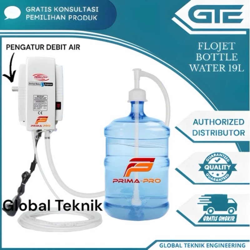 Jual Flojet Bottled Water Dispenser Watertek Pompa Galon Aqua 19Ltr ...