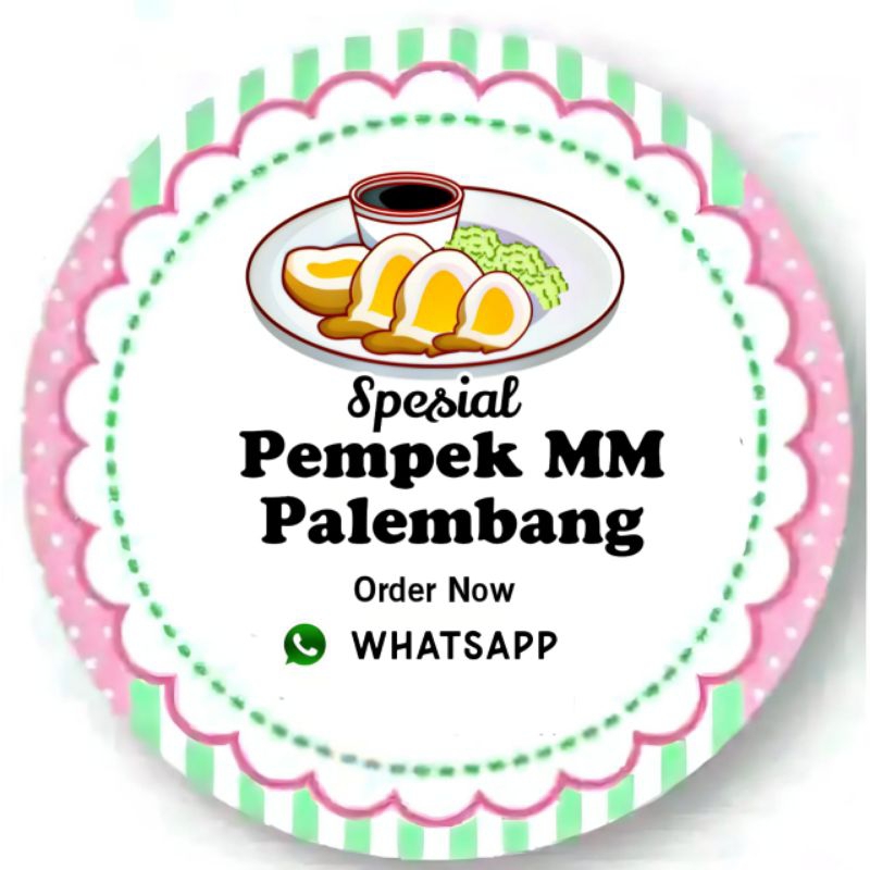 Jual (MINIMAL ORDER 100 PCS) STICKER CUSTOM/STICKER MAKANAN/STICKER ...