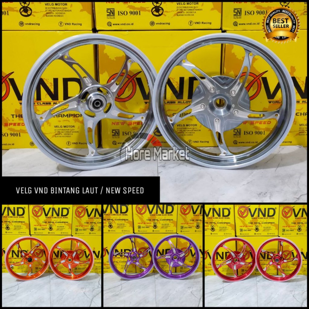 Jual VELG VND NEW SPEED VARIO 125 150 / BEAT / SCOOPY / MIO / GENIO VELG RACING BINTANG LAUT ...