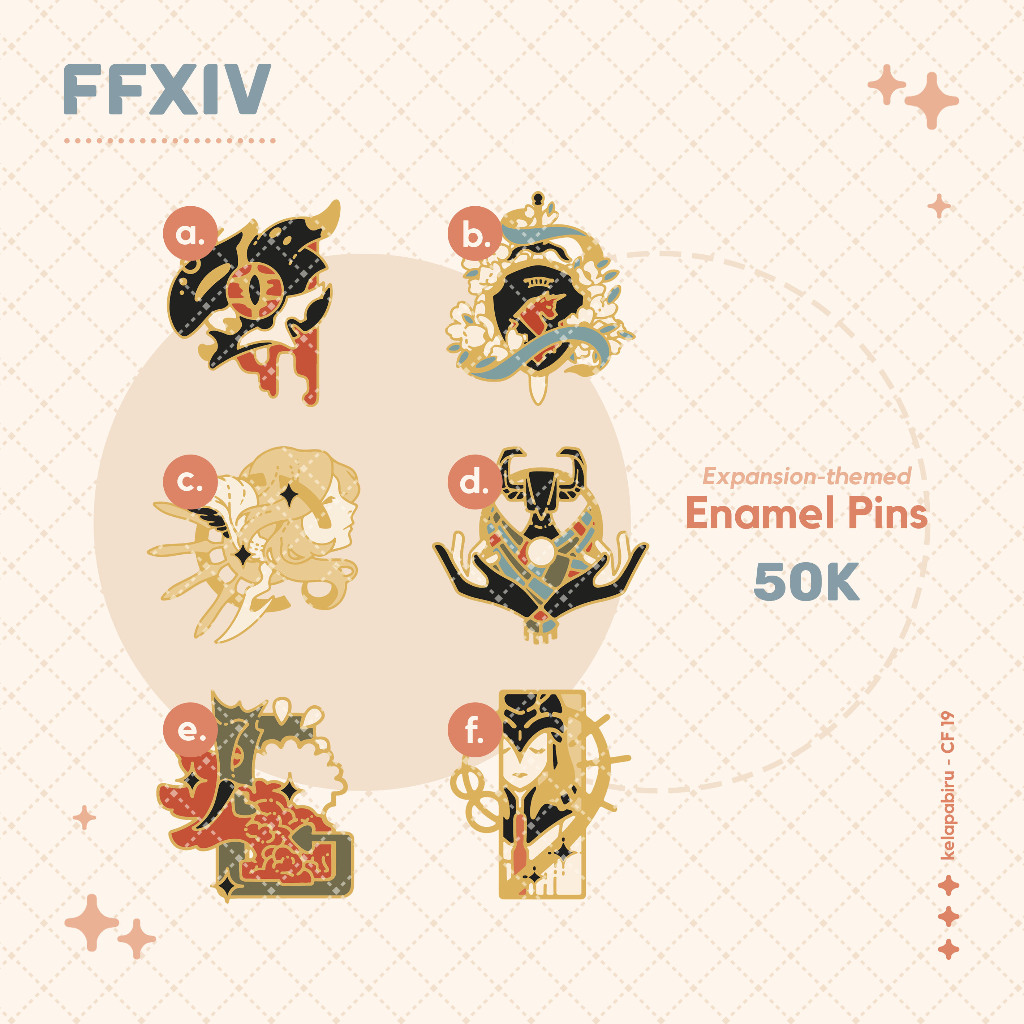 Jual [FFXIV] Expansion-themed Enamel Pins | Shopee Indonesia