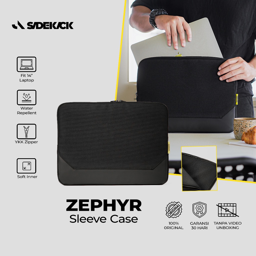 Jual Sidekick Project ZEPHYR - Sleeve Case - Laptop Case | Shopee Indonesia