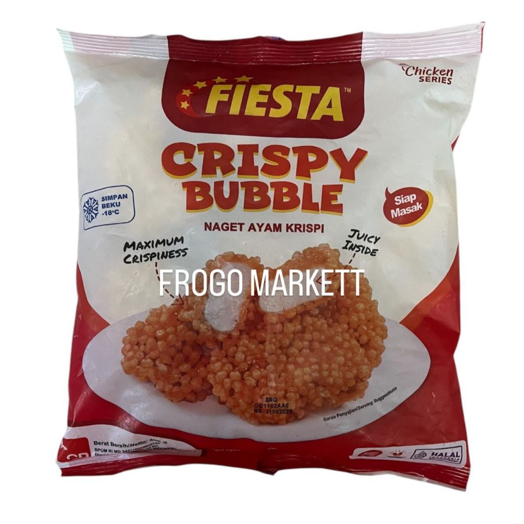 Jual Fiesta Chicken Nugget Crispy Bubble 400gr | Shopee Indonesia