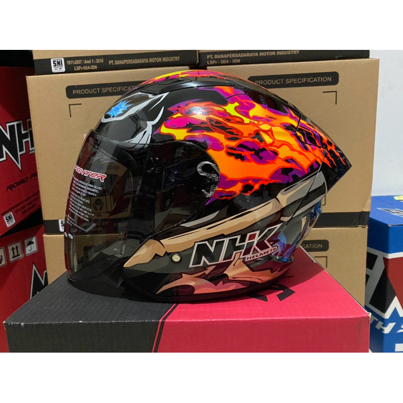 Jual NHK R1 Elite Rider Replika Afif Amran Black | Shopee Indonesia