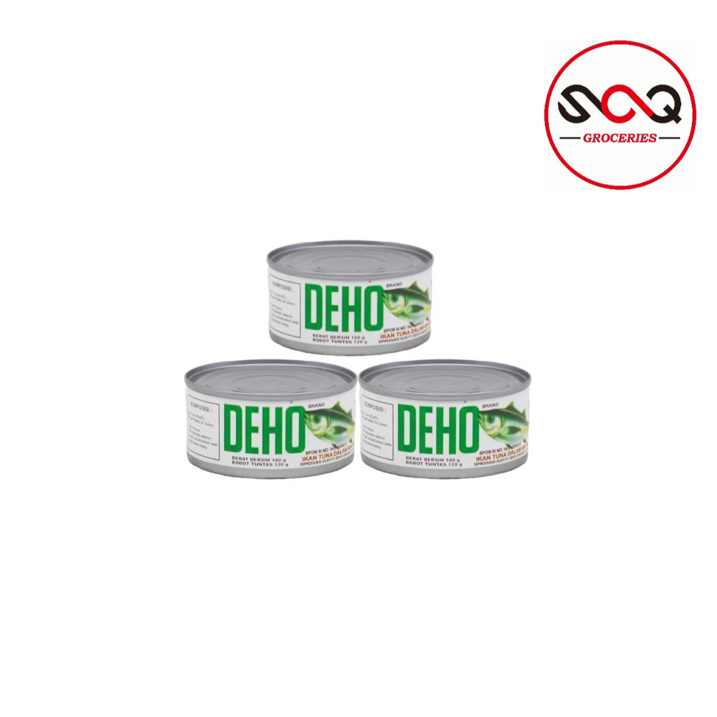Jual Deho Ikan Tuna Dalam Minyak 180 gr (Tuna Chunks In Light Oil ...