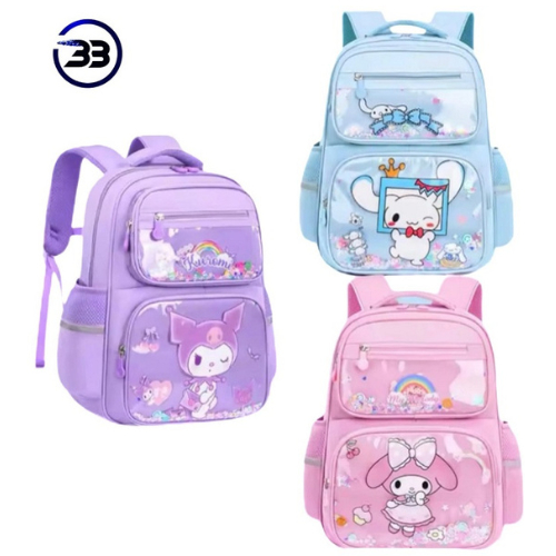 Jual BATOSAY BAGS-Tas Ransel Sekolah Tas Model Baru Karakter Anak Perempuan TK SD Sanrio Kuromi ...