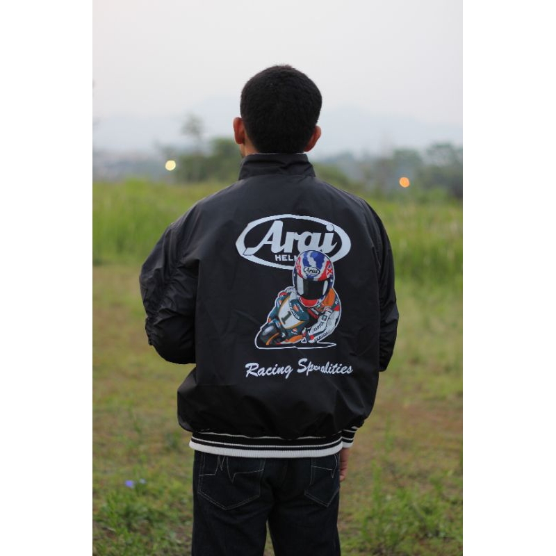 Jual Jaket Motor Bomber Jaket Sunmori Jaket Model Arai | Shopee Indonesia