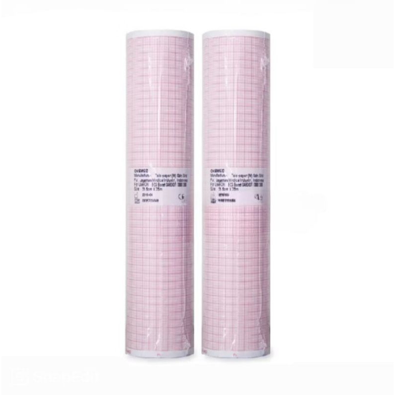 Jual Kertas EKG ECG Paper Cardiocare 2000 / 3000 uk 215mm x 25mm ...
