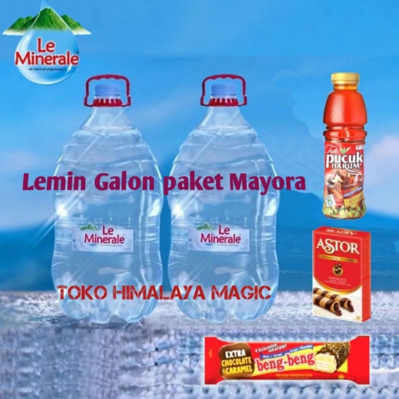 Jual Le Minerale Galon 15 Liter Paket Mayora | Shopee Indonesia