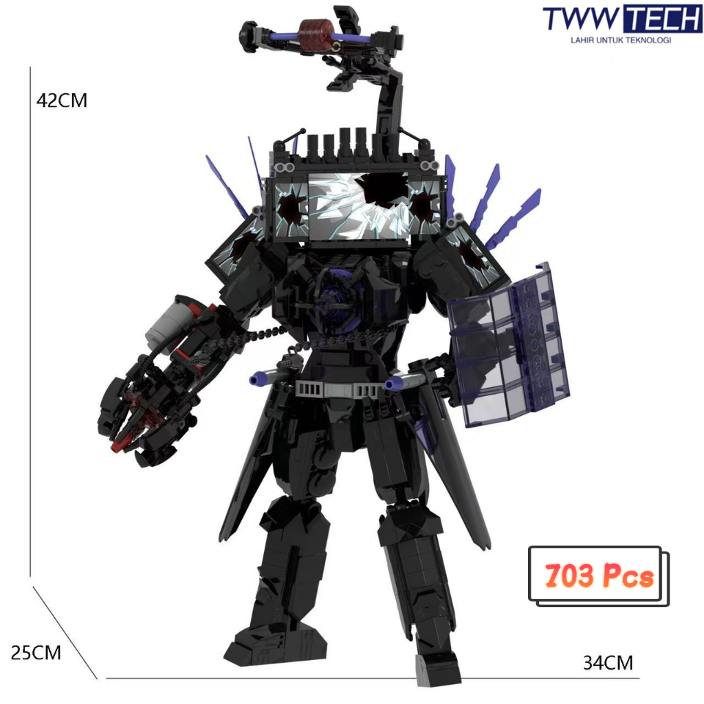 Jual TWW Skibidi Toilet/Titan TV Man/Titan TV Man Murah/Titan TV Man ...