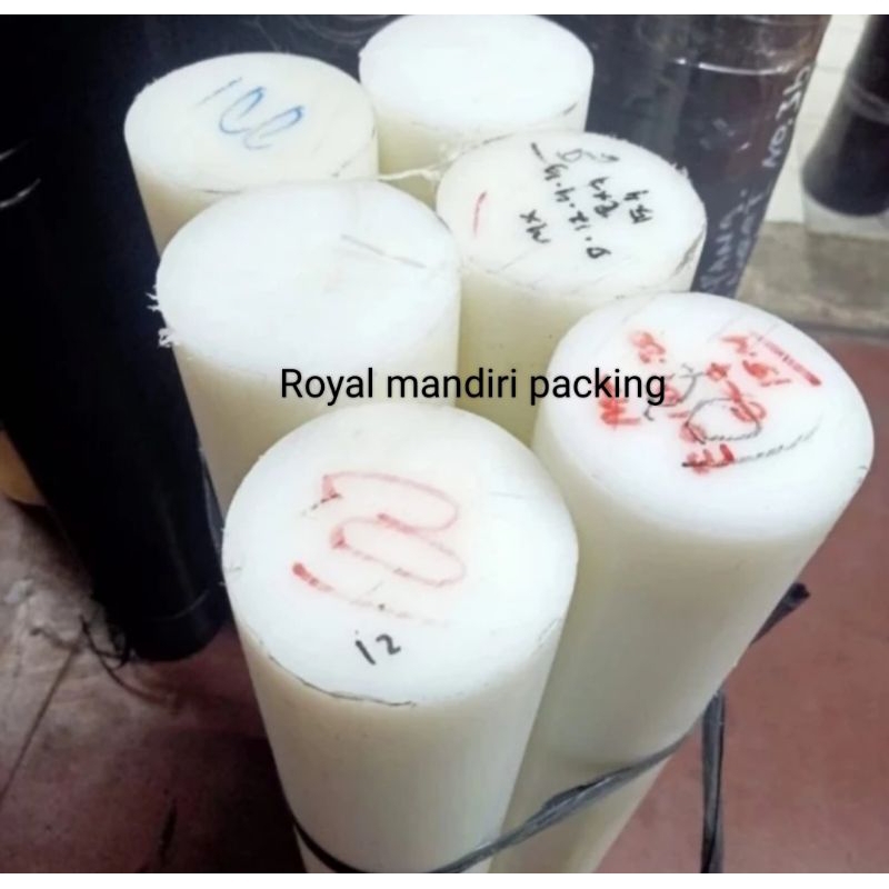 Jual Nylon polyethylene rod putih/PE batangan diameter 80mm x 100cm | Shopee Indonesia
