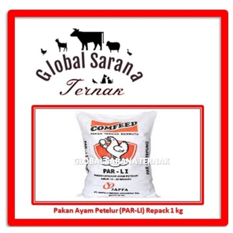 Jual Pakan Ayam Petelur 19-50 minggu (PAR-LI COMFEED) Repack 1 kg ...