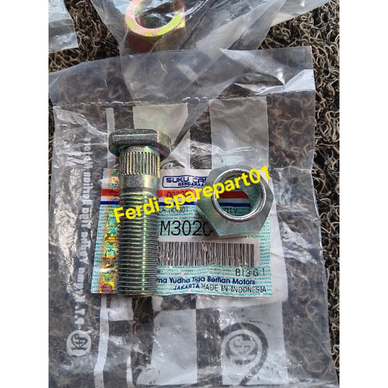 Jual 1set Buat dan mur roda engkel MITSUBISHI CANTER RAGASA UMPLUNG ...