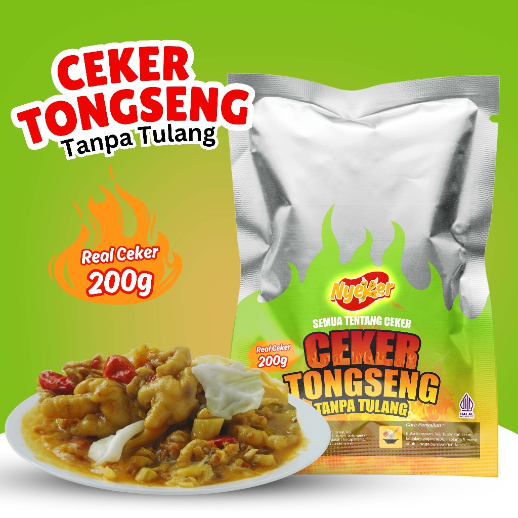 Jual Ceker Tongseng Tanpa Tulang Oseng Ceker Tanpa Tulang 200g Ceker ...