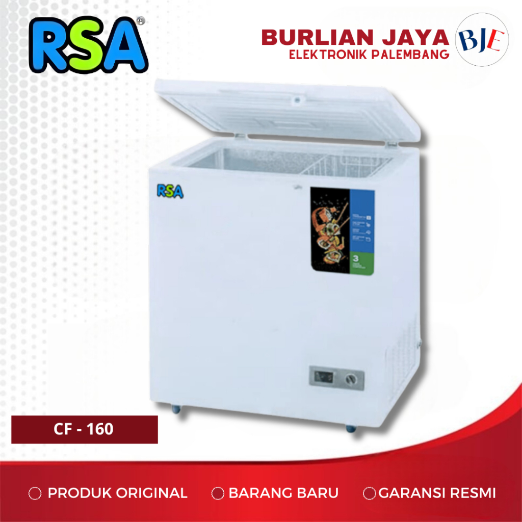 Jual CHEST FREEZER RSA CF-160 KULKAS CHEST FREEZER PALEMBANG | Shopee ...