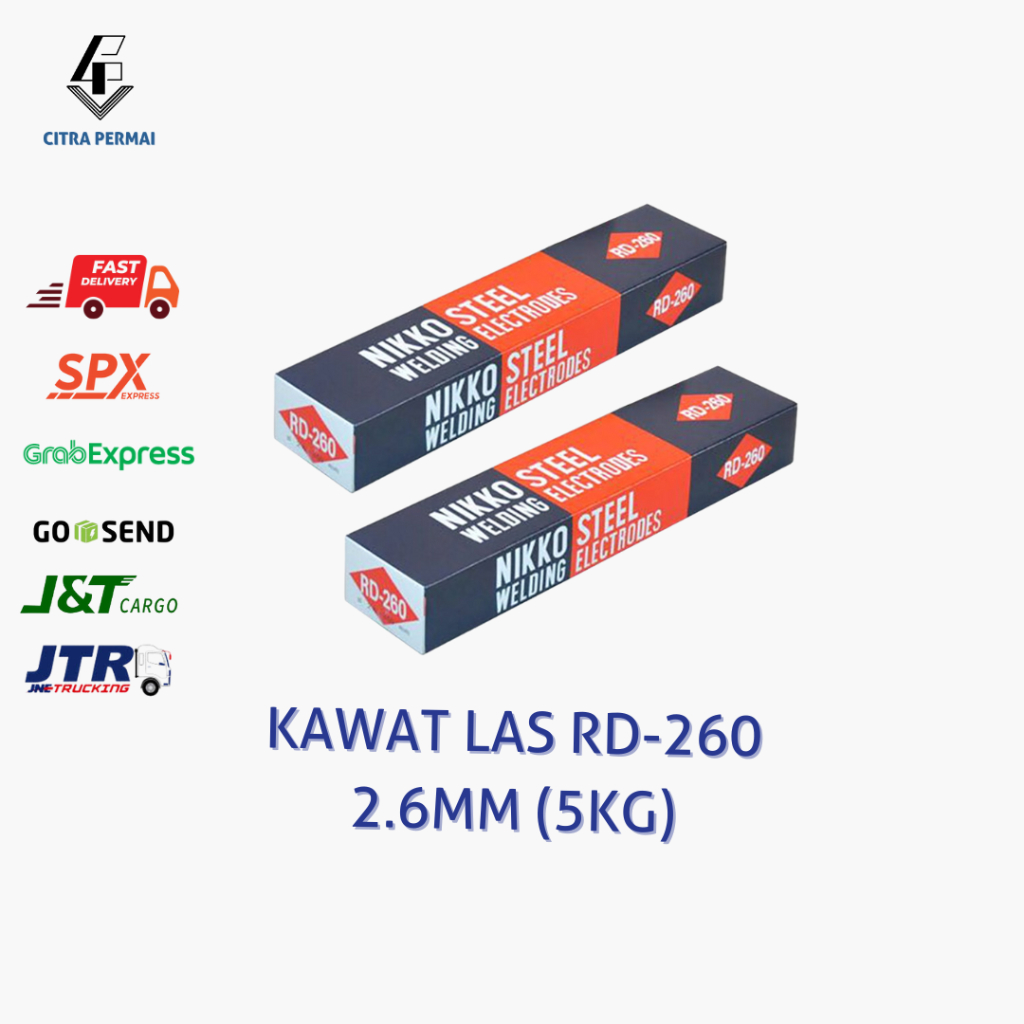 Jual KAWAT LAS NIKKO STEEL RD-260 2,6mm (KEMASAN 5KG) / KAWAT LAS BERKUALITAS | Shopee Indonesia