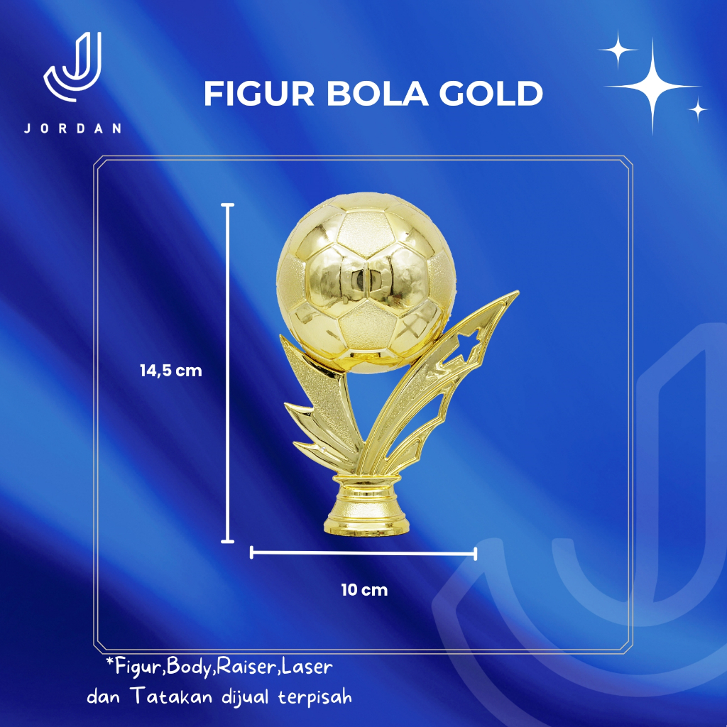 Jual Figur Piala/Trophy Bola/Piala Sepakbola, Jordan Trophy (6 pcs ...