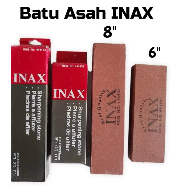 Jual BATU ASAH / BATU GOSOK PENGASAH PISAU INAX 6" DAN 8" | Shopee ...