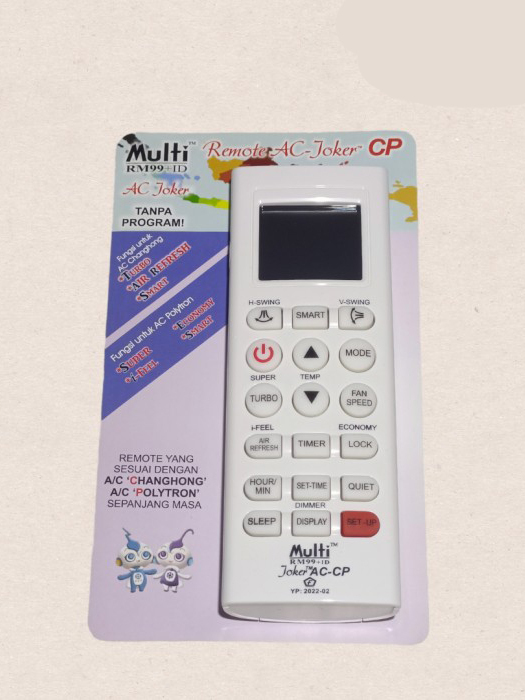 Jual REMOTE AC JOKER CP ( Changhong dan Polytron ) | Shopee Indonesia