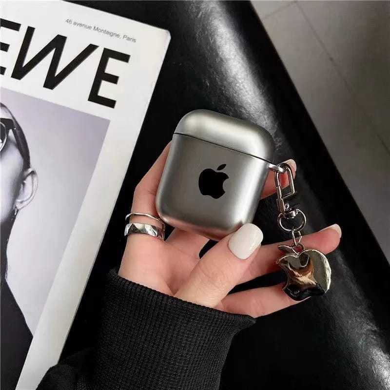 Jual Techarmor Case Airpods Warna Silver Apel Lucu Untuk Airpods Gen 1 ...