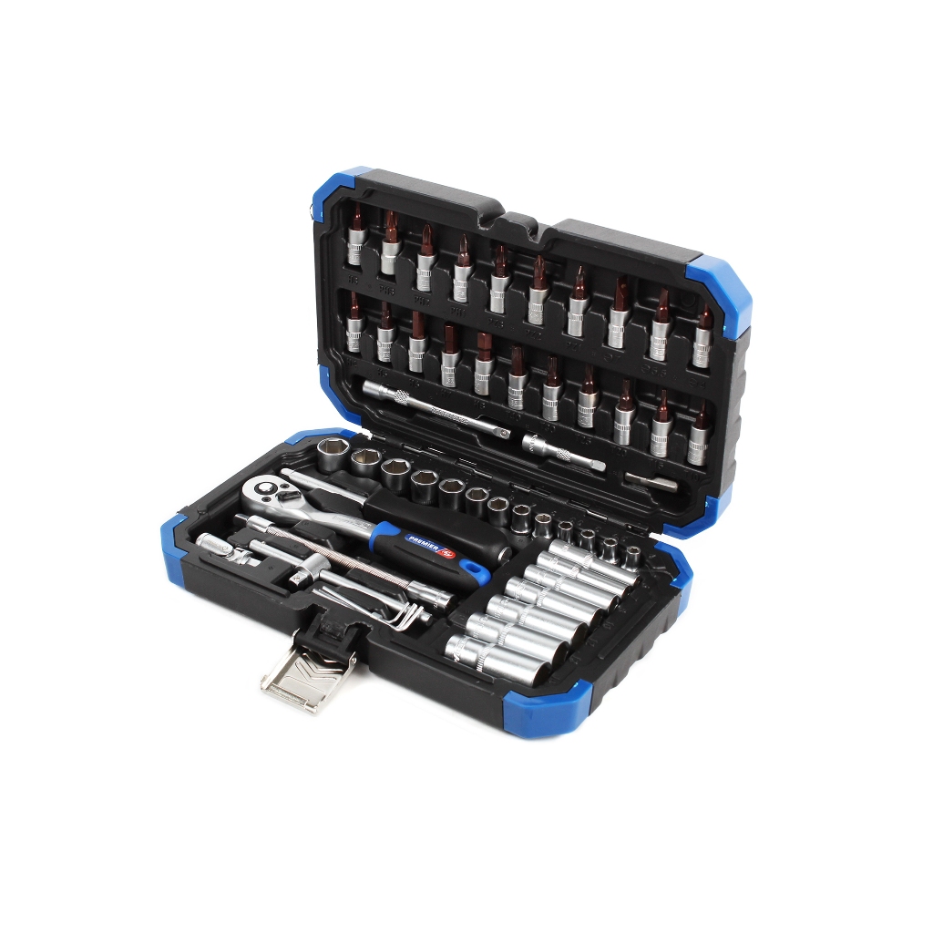 Jual Kunci Socket Set Ratchet 72T Handle Set HL Premier 1/4" 53PCS HL72T53 | Shopee Indonesia