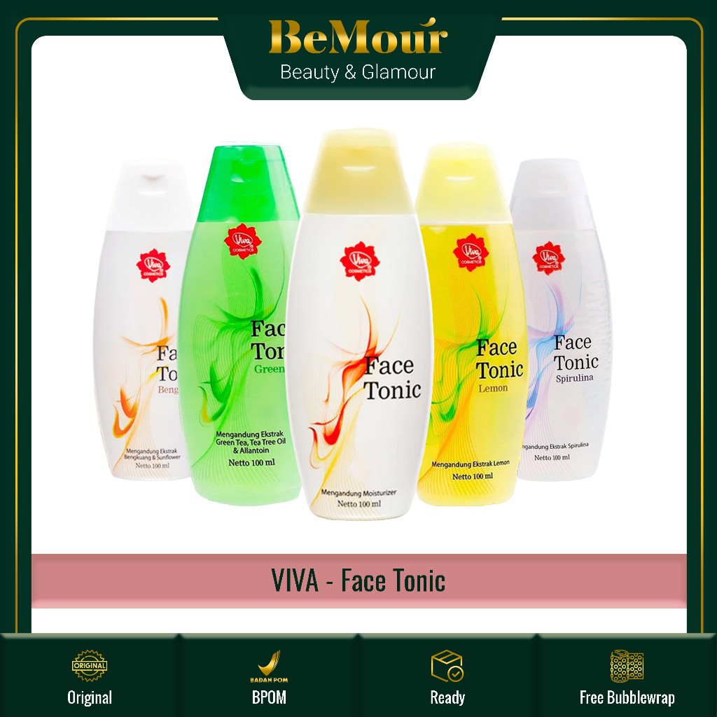 Jual VIVA - FACE TONIC SERIES ( 100 ml ) - Toner Wajah Menyegarkan Dengan Varian Green Tea ...