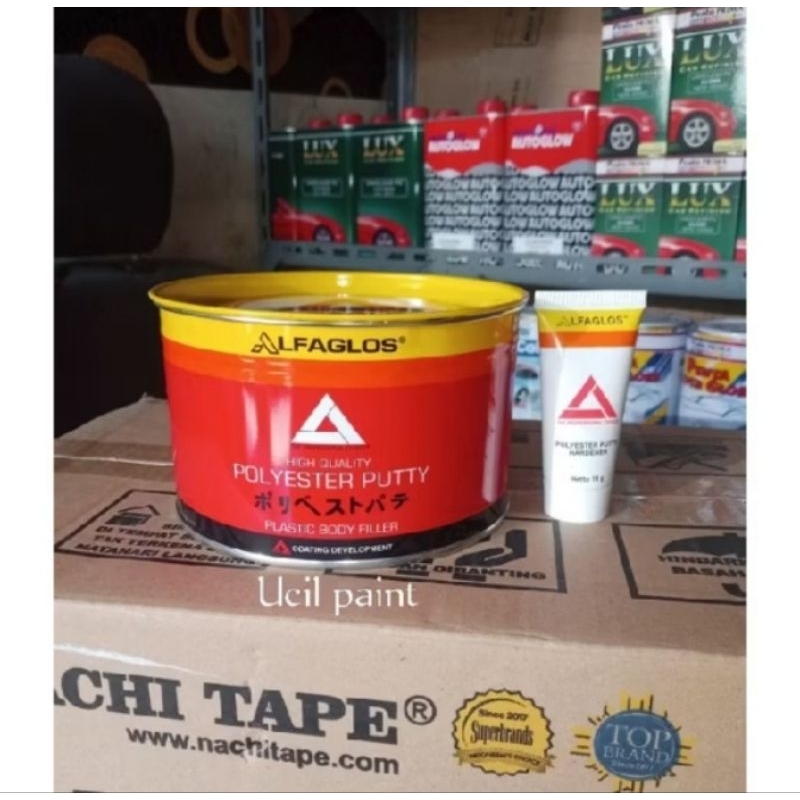 Jual Dempul Alfaglos 1kg/Dempul Kayu/Dempul Mobil/Dempul Besi/Dempul ...