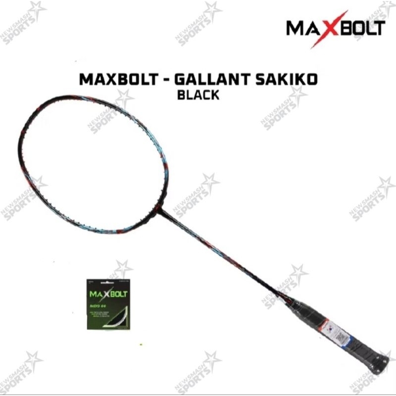 Jual raket badminto maxbolt gallant sakiko black | Shopee Indonesia