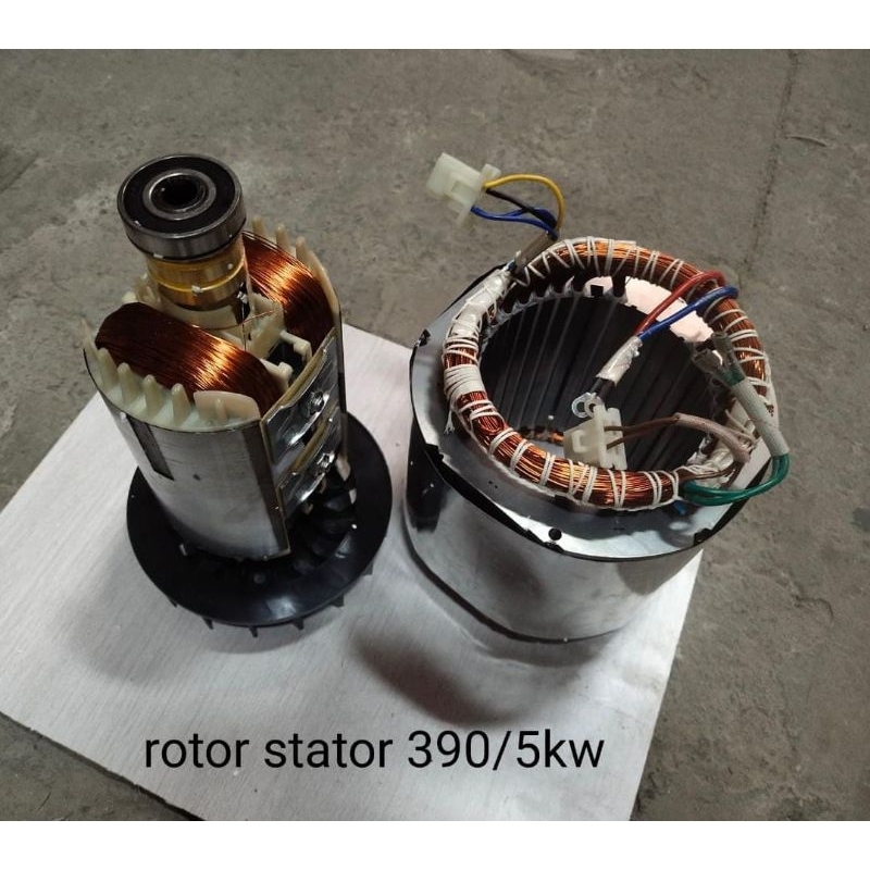 Jual 5000 Watt / GX390 rotor + stator (gulungan dinamo)Rotor + stator ...