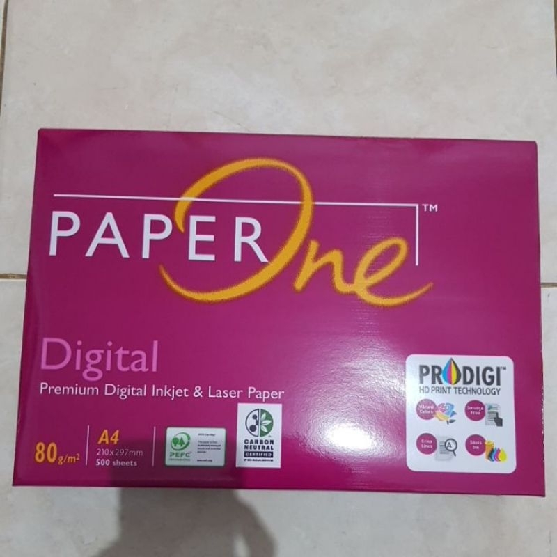 Jual Kertas HVS A4 80gr Paper One | Shopee Indonesia
