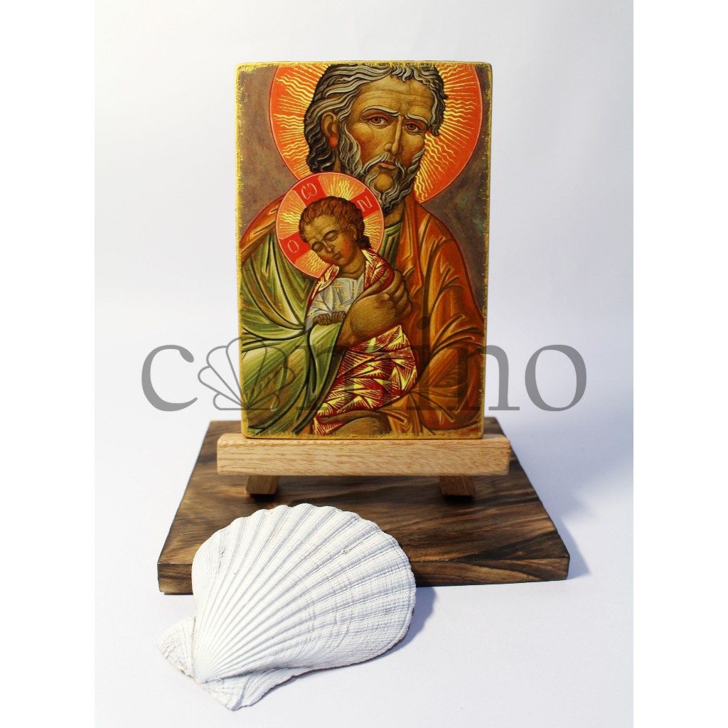 Jual Ikon St Yusuf | Kayu Asli Yoseph Joseph Yusuf Bayi Yesus Baby ...