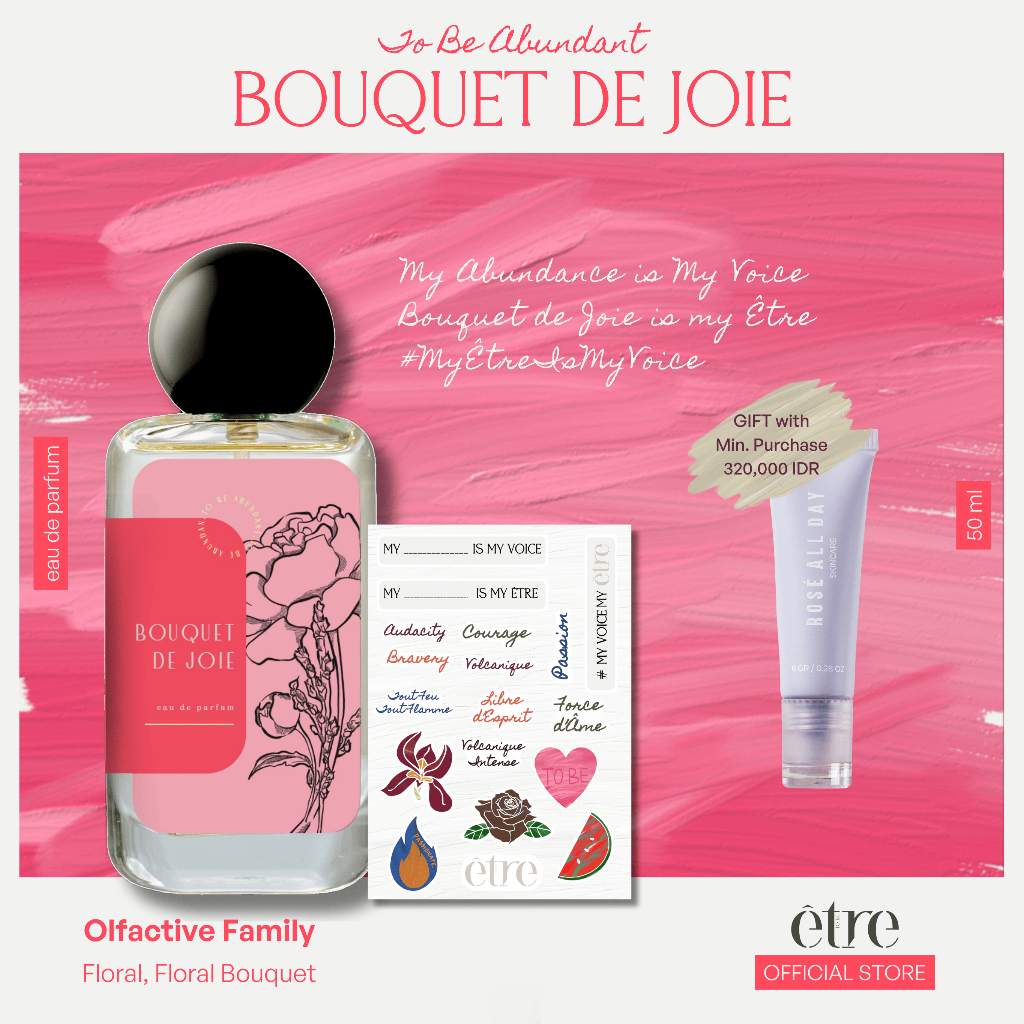 Jual Etre Parfums - Bouquet de Joie - Eau de Parfum (50ml) | Shopee ...