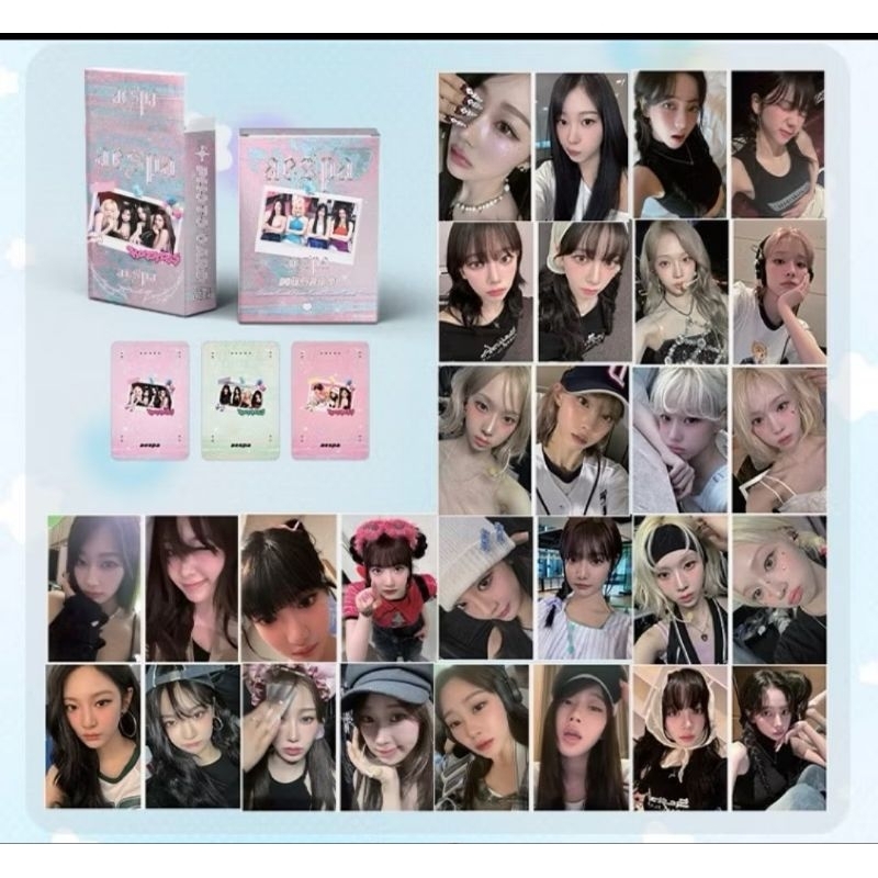 Jual photocard hologram aespa 2 sisi MURAH!! // Wajib baca desk | Shopee Indonesia