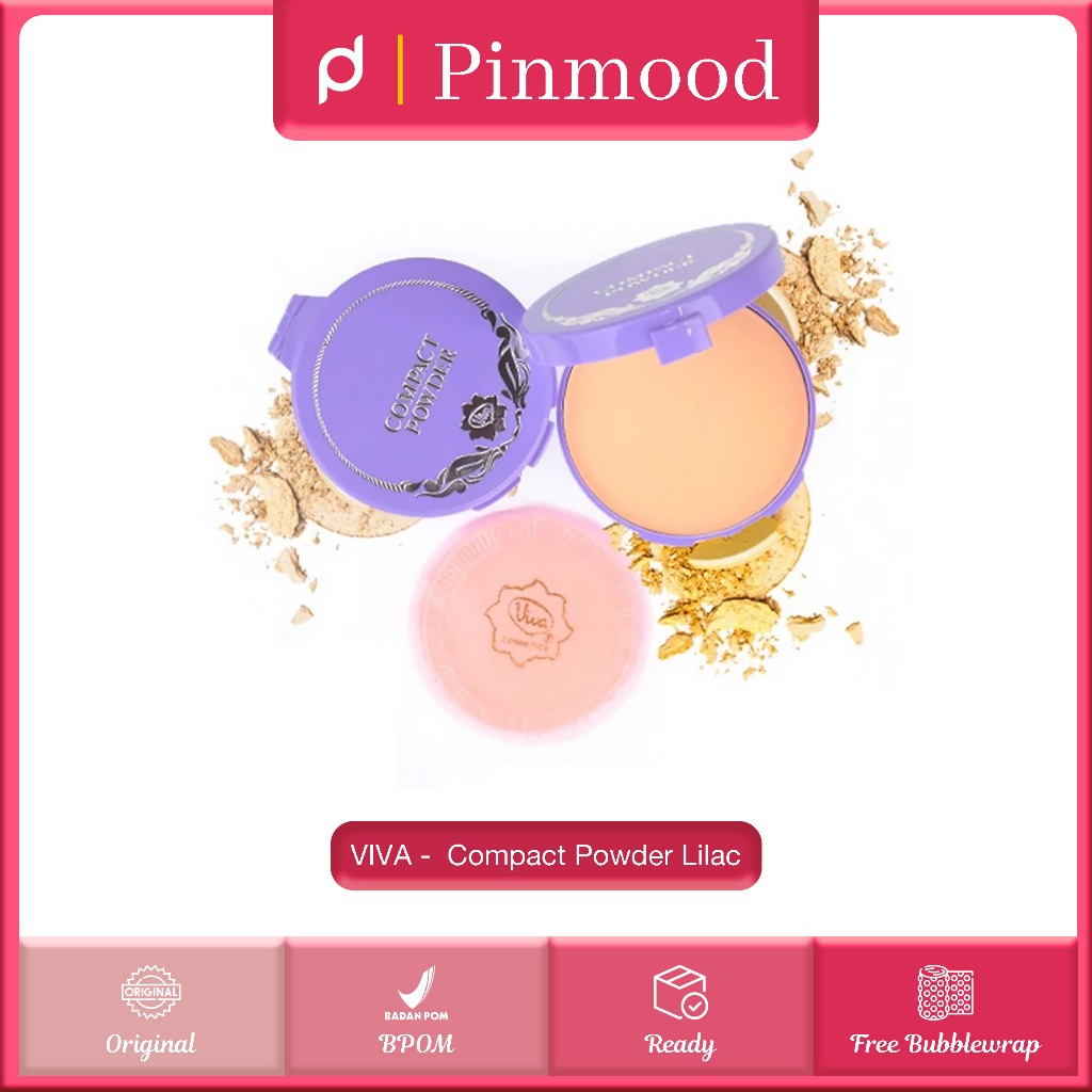 Jual VIVA - COMPACT POWDER LILAC ( 19 g ) - Bedak Padat Ringan Untuk ...