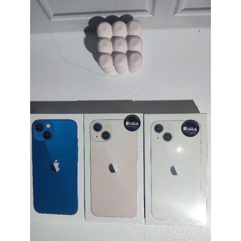 Jual IPHONE 13 128/256GB GARANSI RESMI BLIBLI/IBOX/TAM FREE CASE & TG | Shopee Indonesia