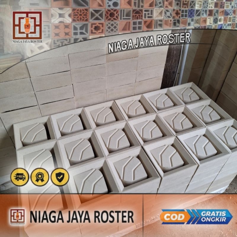 Jual roster putih, roster minimalis, loster beton minimalis, lubang ...
