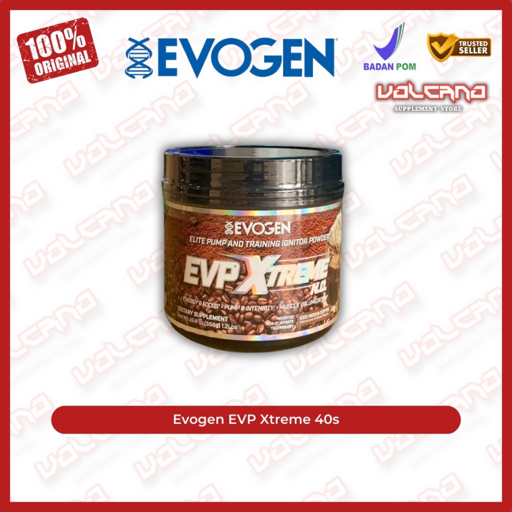 Jual Evogen EVP Xtreme 556 gr 40 serving Pre Workout PWO Nitric Oxide ...