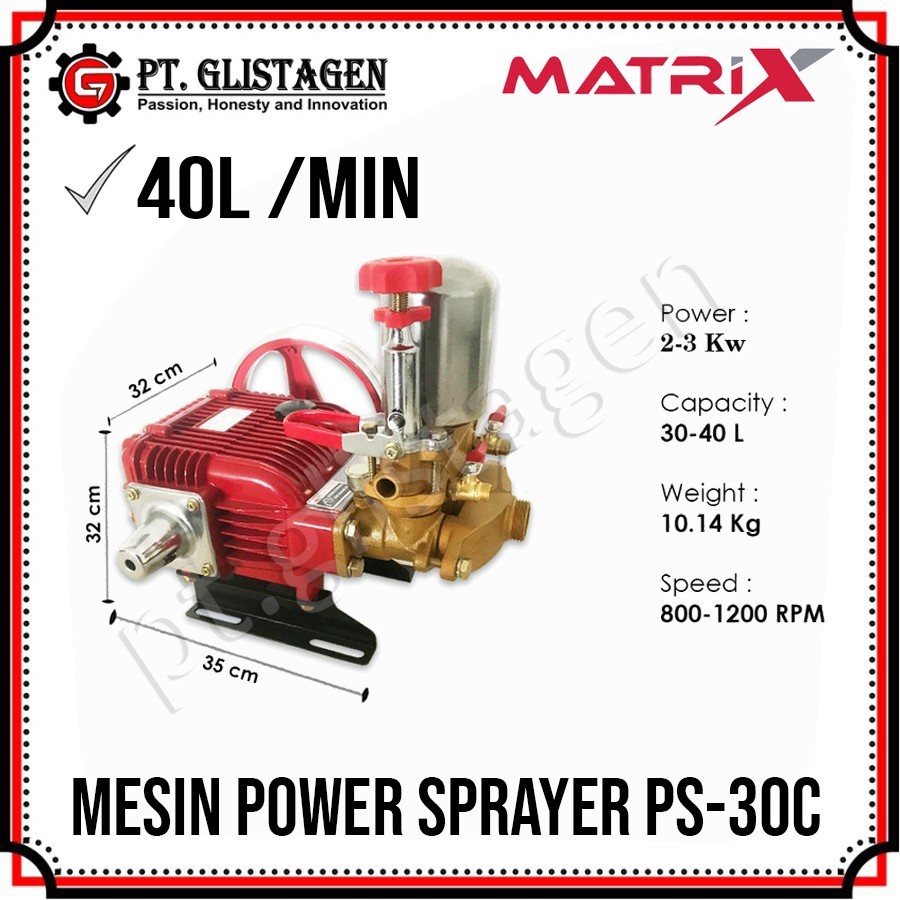 Jual Matrix PS-30C Mesin Power Sprayer PS 30/PS30 Sancin Sanchin Steam ...