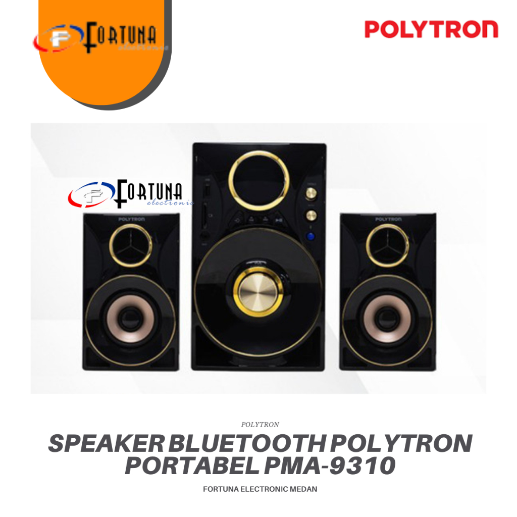 Jual POLYTRON BLUETOOTH SPEAKER MULTIMEDIA PMA 9310/BG | Shopee Indonesia