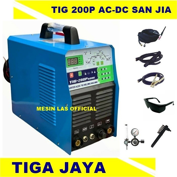 Jual Mesin Las Tig 200 P Ac-Dc Tiga Jaya Trafo Las Argon 200 A Mesin ...