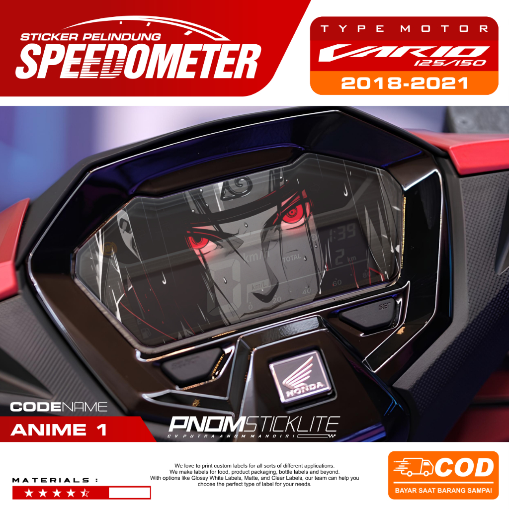 Jual ANTIGORES SPEEDOMETER VARIO ALL NEW 125 150 160 STIKER SPEEDOMETER ...