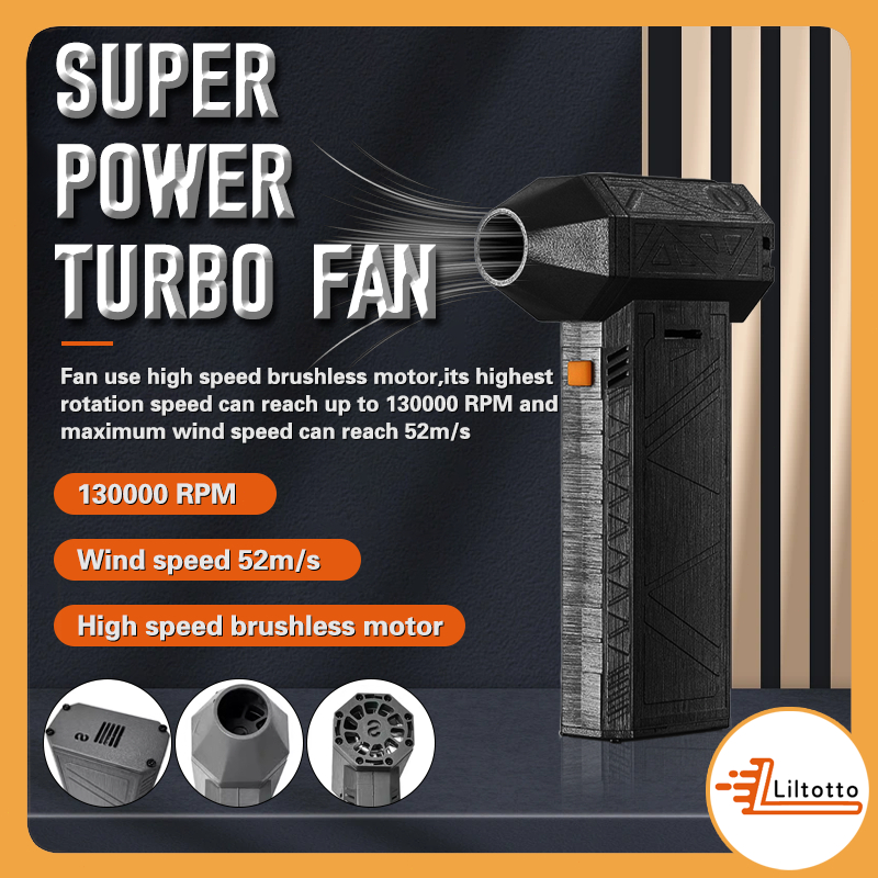 Jual COD READY STOCK Mini Jet Fan Turbo X3 Mini Jet Blower 130000 RPM ...