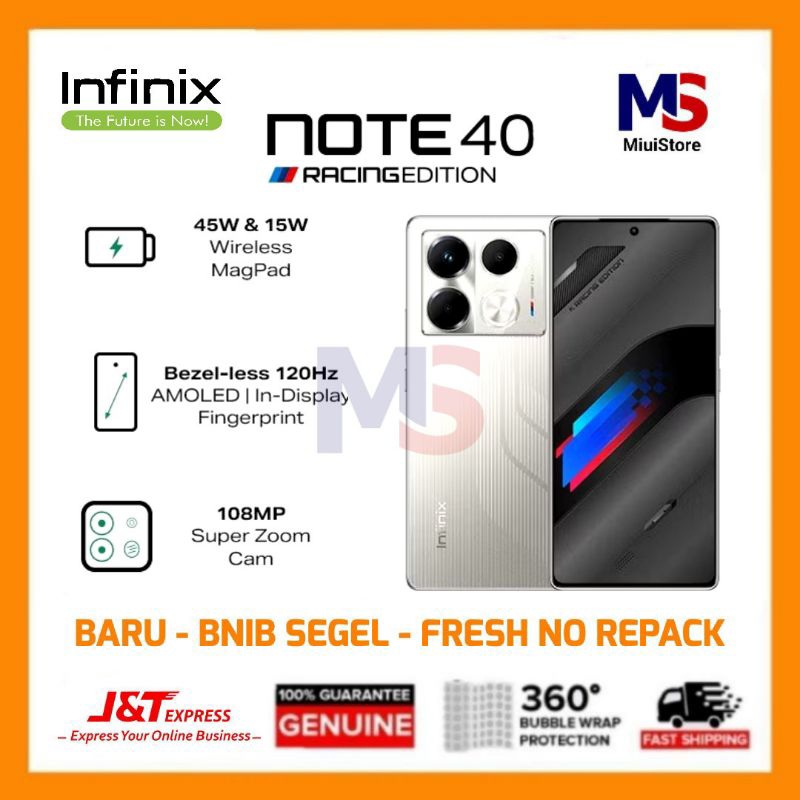 Jual Infinix Note 40 8/256 Garansi Resmi | Mag charger - 16GB Extended RAM - FHD+ Amoled 120hz ...